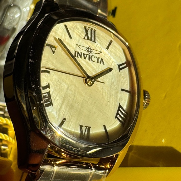 Invicta | Accessories | Invicta Wildflower Womens 325mm Gold Mop Dial ...